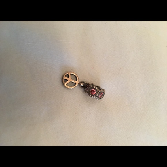 Pandora | Jewelry | Authentic Pandora Peace Sign Dangle Charm | Poshmark